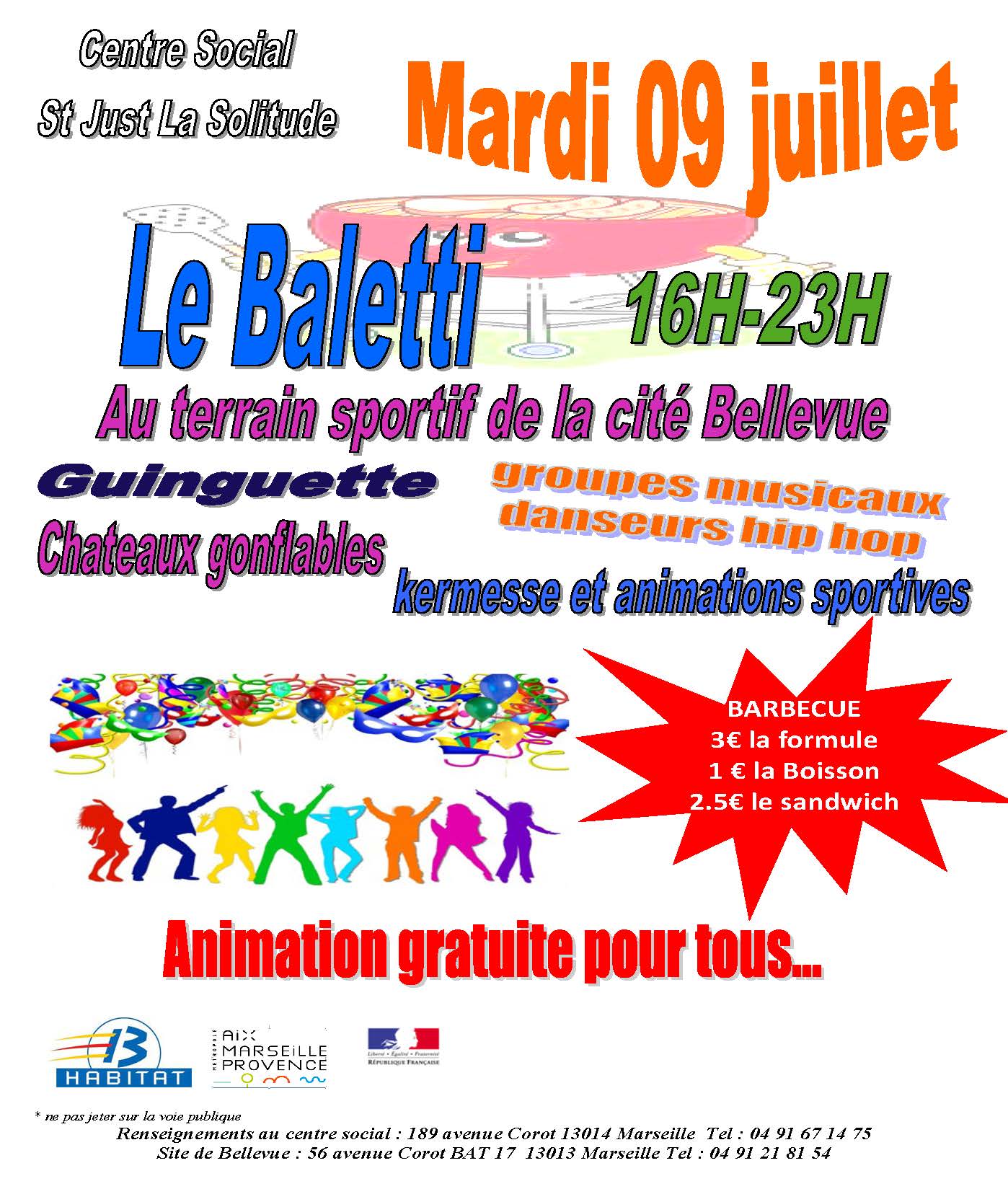Le Baletti du Centre social St Just La Solitude (13013) - 9 juillet